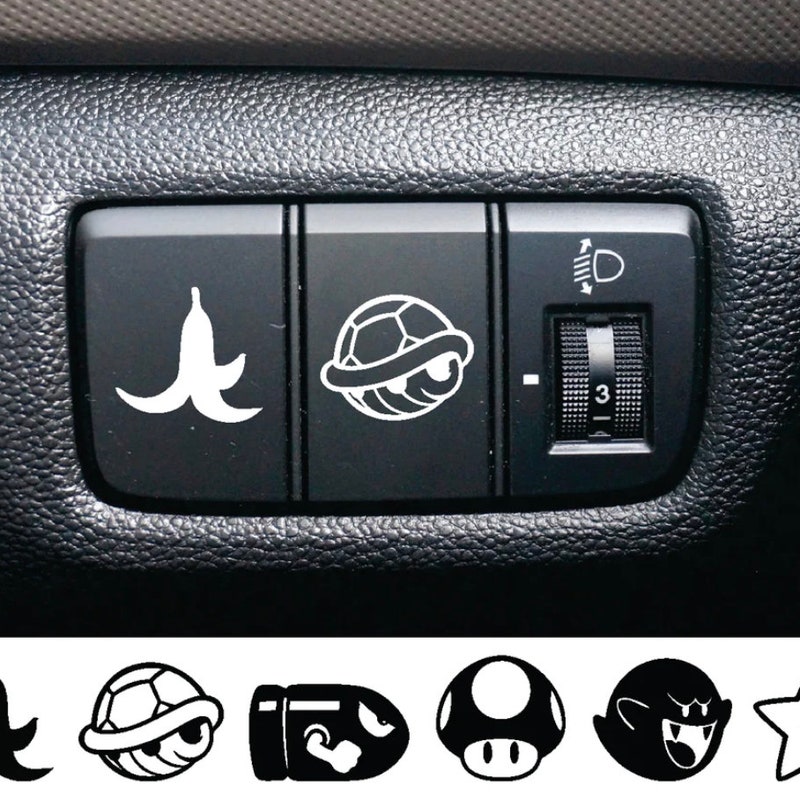 Car Button Decal - Etsy