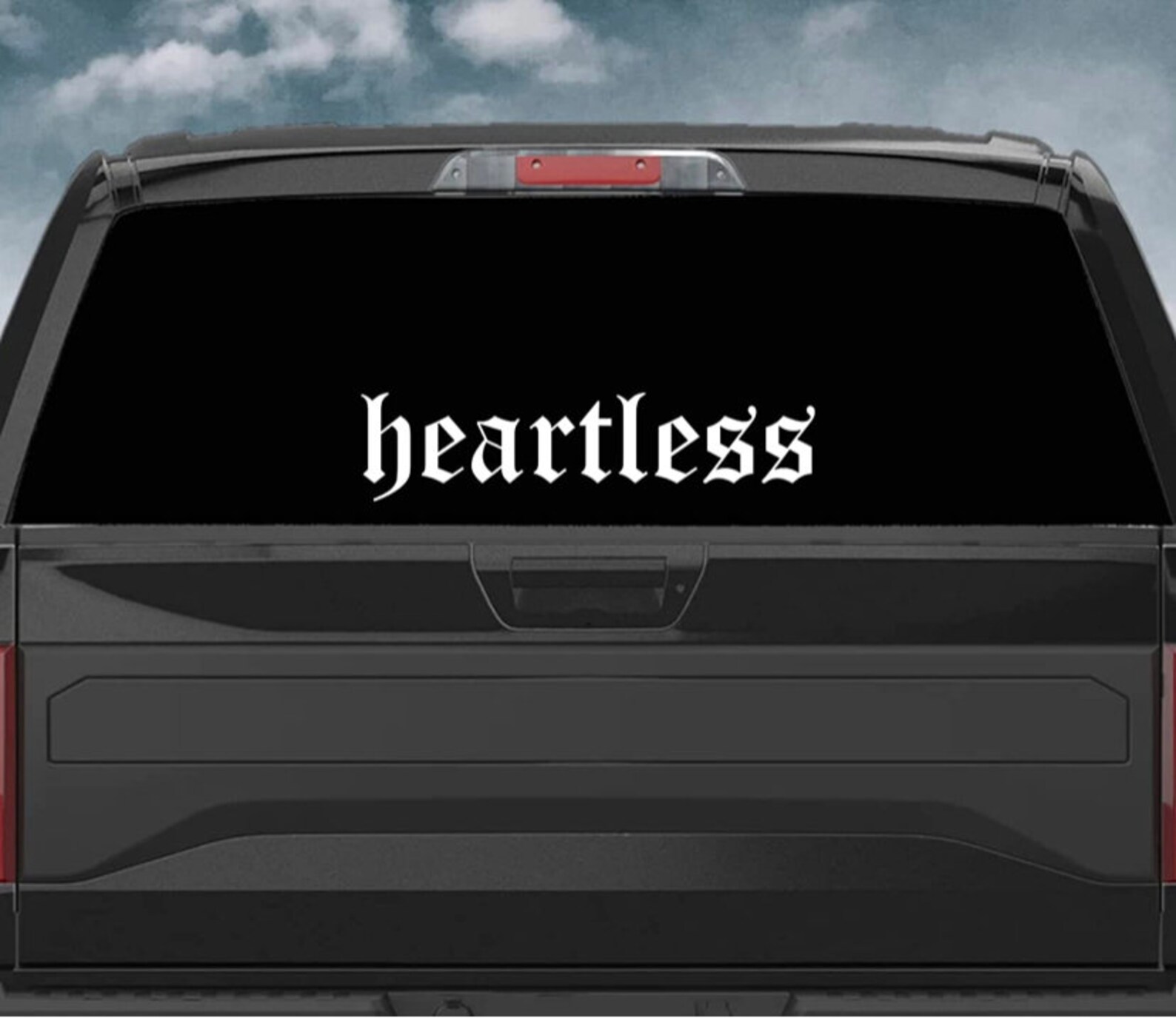 Heartless Quote Wall Decal Art Sticker Vinyl Home Decor Car Truck ...