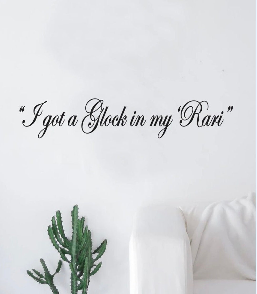 In My Rari Quote Wall Decal Art Sticker Vinyl Home Decor Boys Girls ...