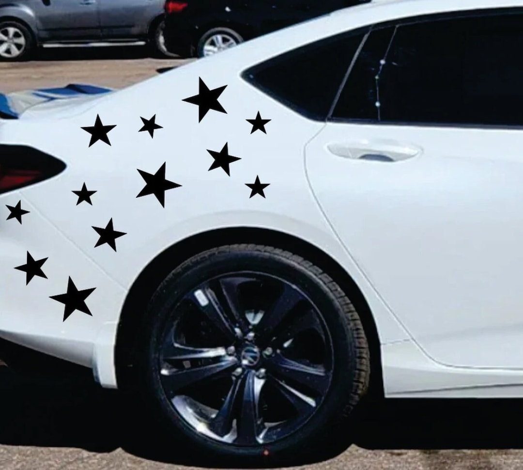 Stars Set of 20 Car Decal Art Sticker Vinyl Home Decor Truck Window ...