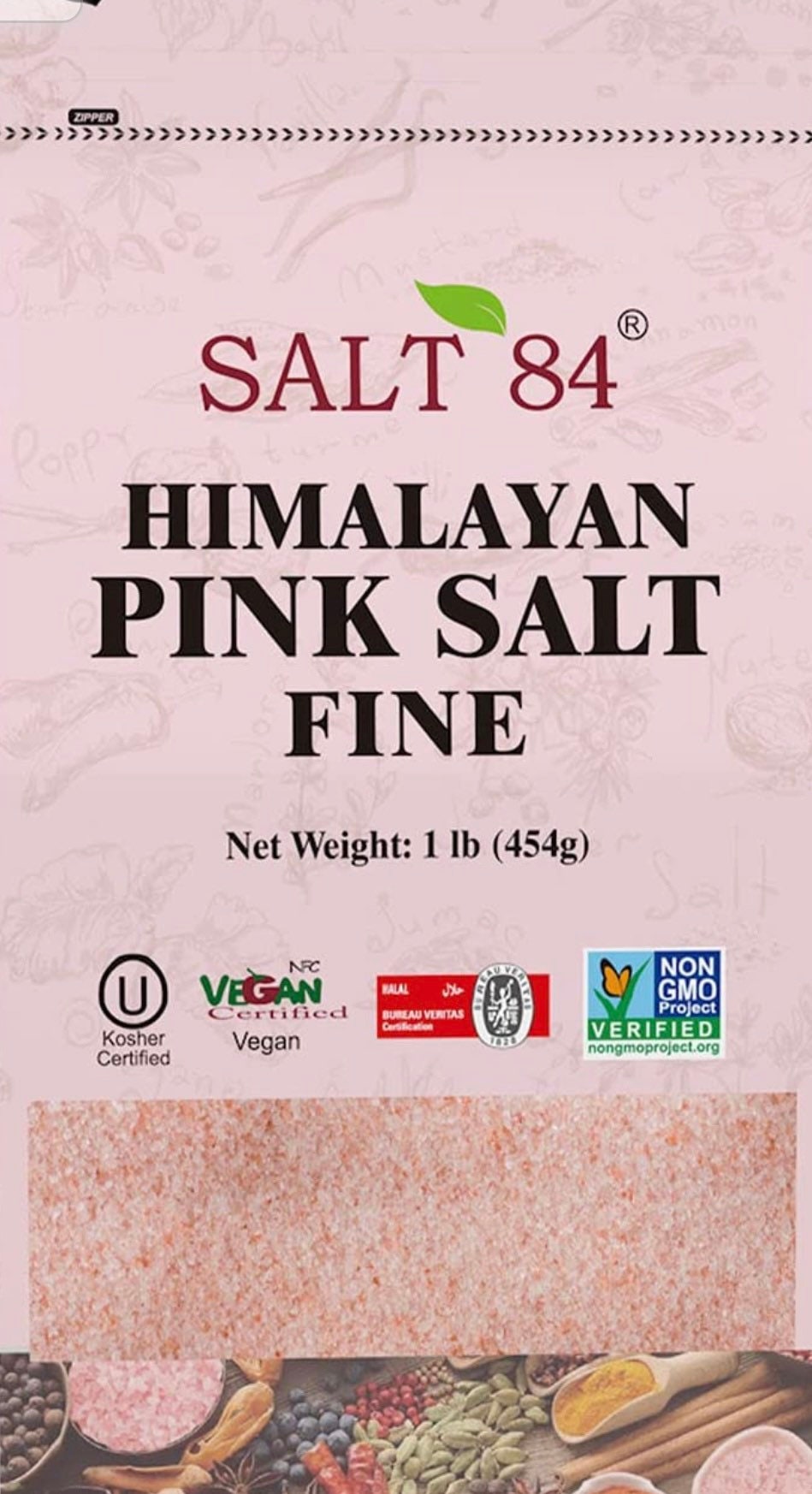 Himalayan Pink Salt Fine Grind Pure Kosher Bulk. Gourmet - Etsy