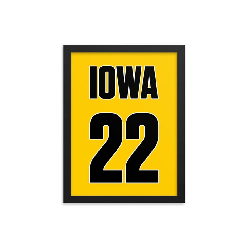 Caitlin Clark Framed Poster, Iowa Hawkeyes, Indiana Fever, WNBA ...
