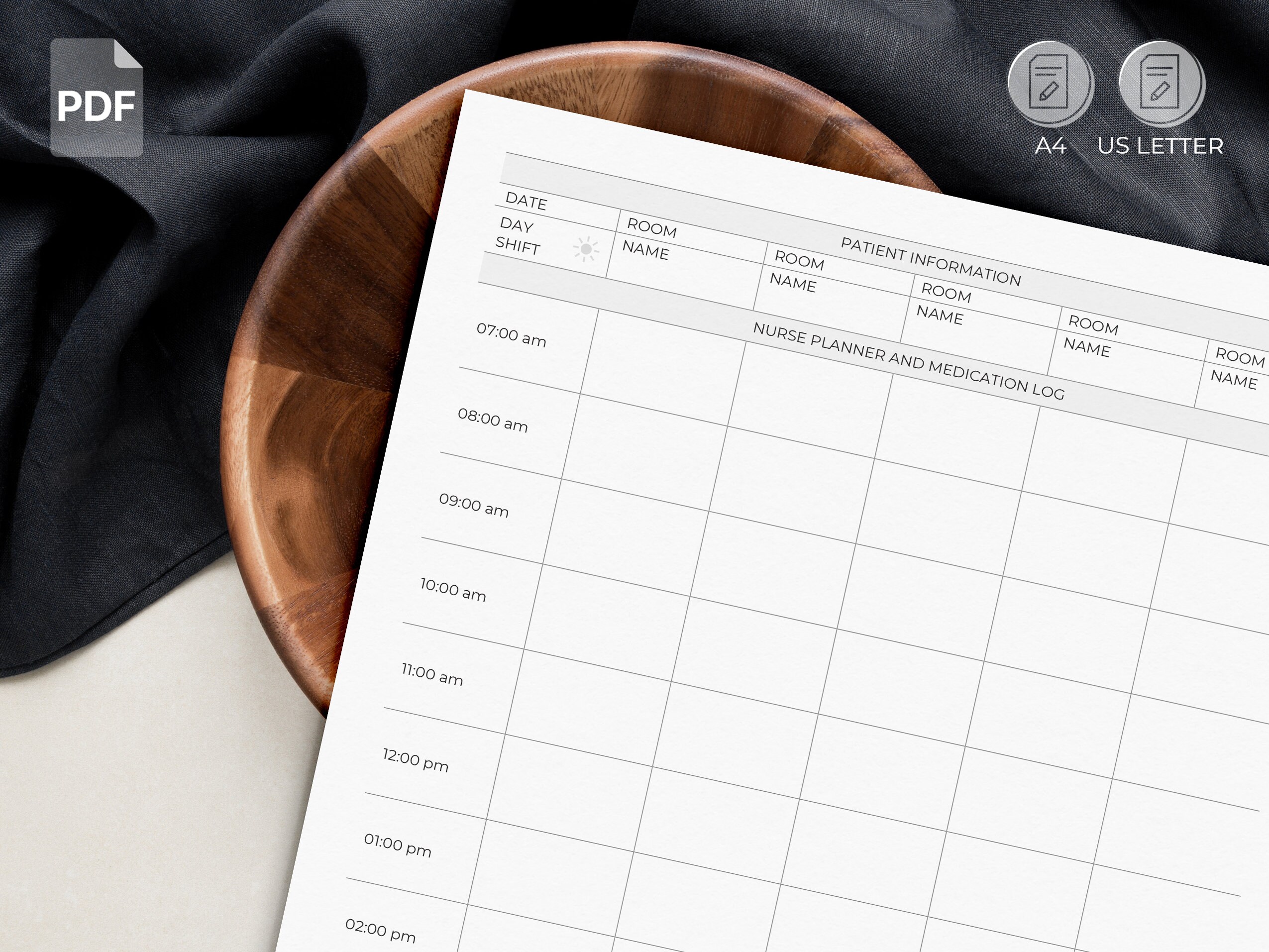 Medication Schedule - 5 Patients | Nursing Notes | Nurse to Do ...