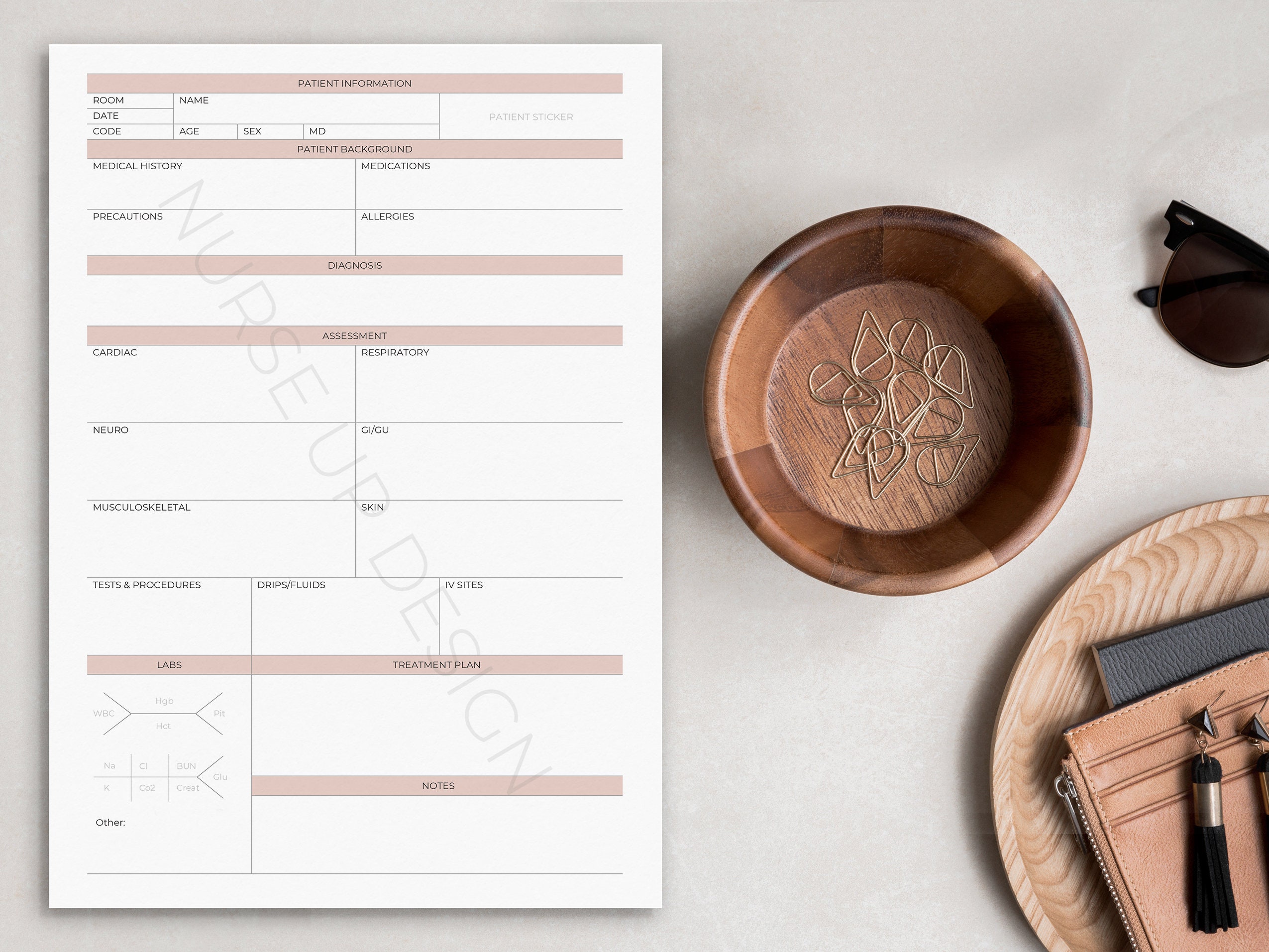 Report Sheet Nurse Notes | Printable PDF | Nurse Brain Sheet | Nursing ...