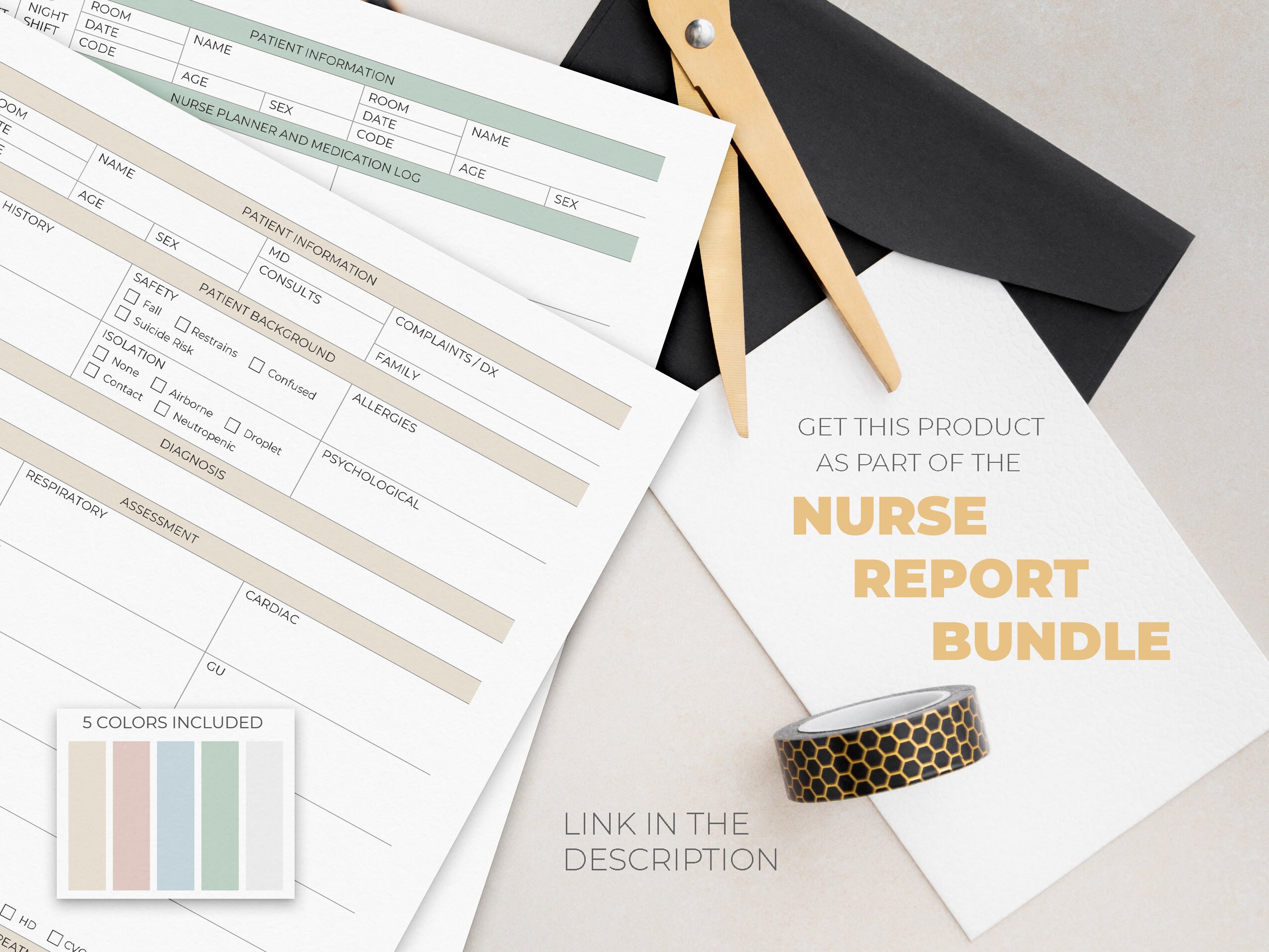 Report Sheet Nurse Notes | Printable PDF | Nurse Brain Sheet | Nursing ...