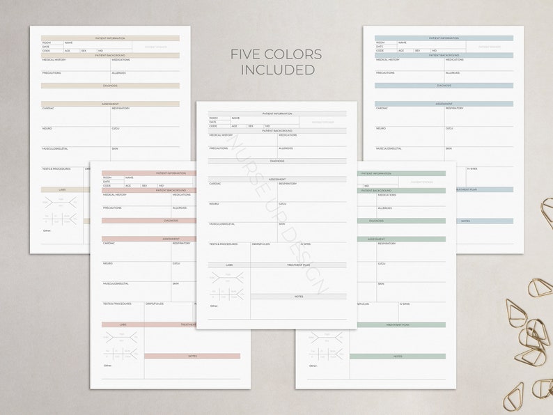 Report Sheet Nurse Notes | Printable PDF | Nurse Brain Sheet | Nursing ...