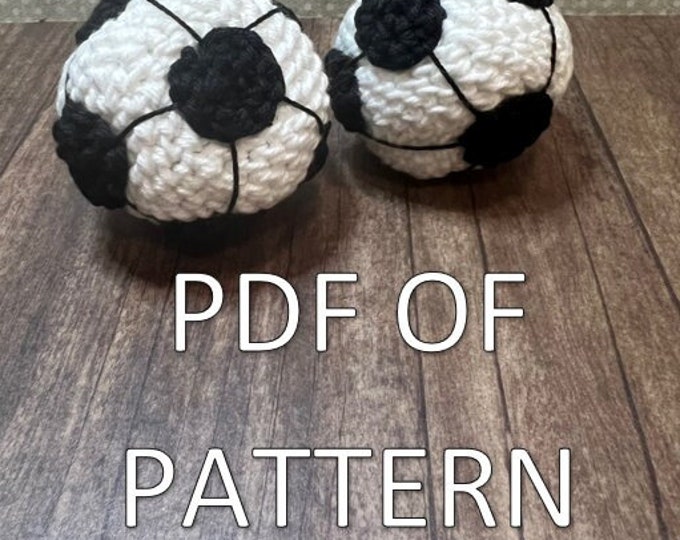 Crochet Pattern Soccer Balls PDF ONLY - Etsy