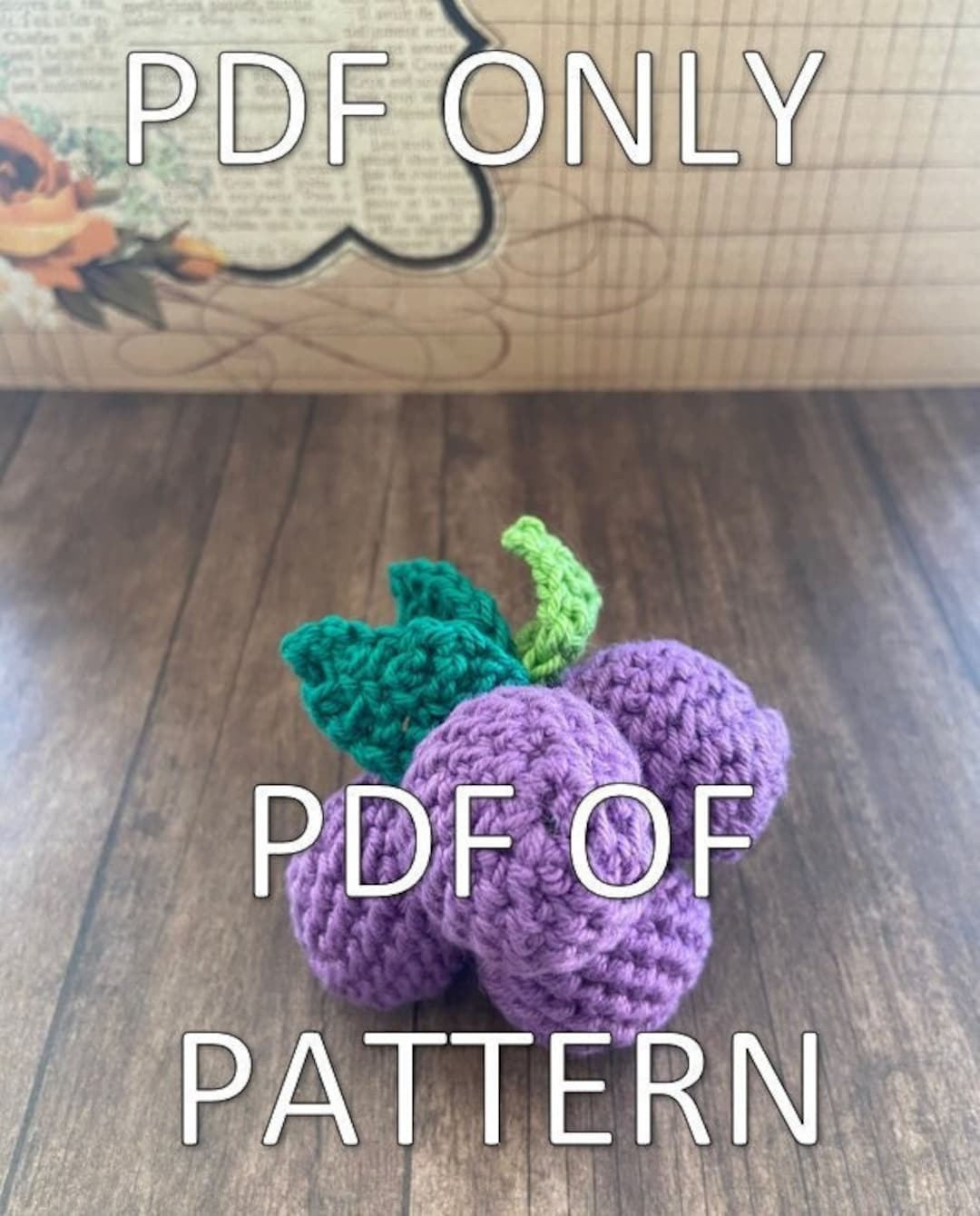 Crochet Pattern - Grapes - PDF ONLY - Etsy