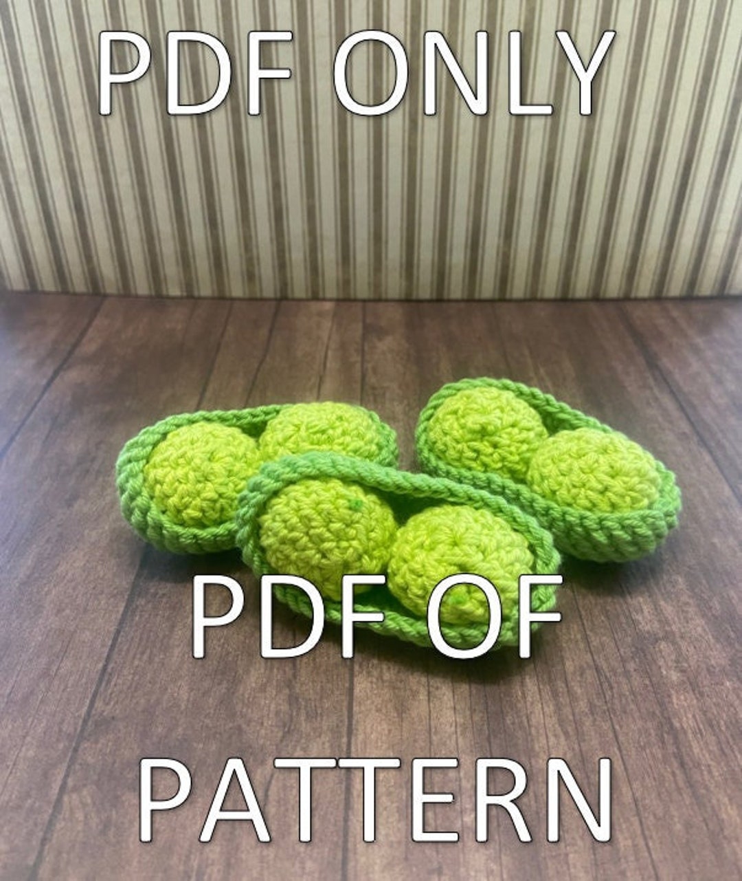 Crochet Pattern - Pea Pod - PDF ONLY - Etsy
