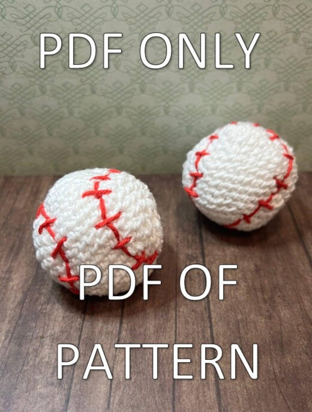 Crochet Pattern - Baseball - PDF ONLY - Etsy
