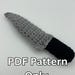 Crochet Pattern - Knife - PDF ONLY - Etsy
