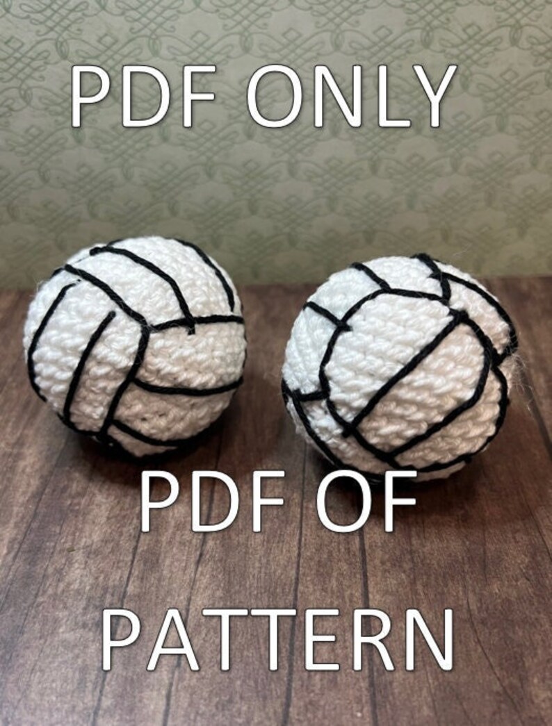Crochet Pattern Volleyball PDF ONLY - Etsy