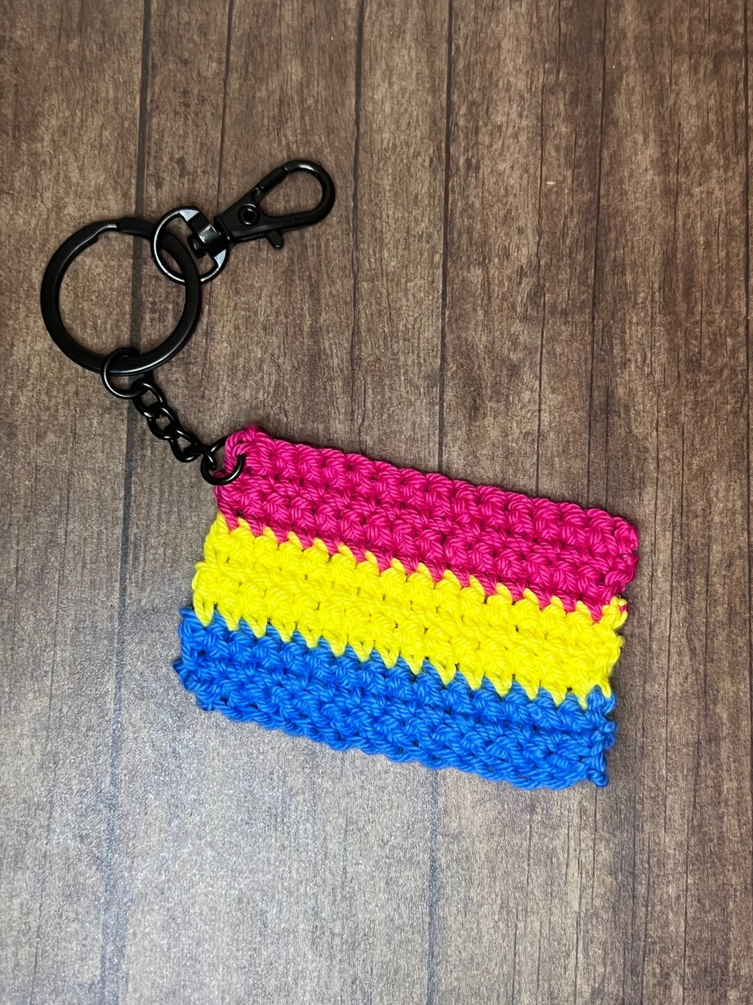 Pansexual Pride Flag Keychain Etsy
