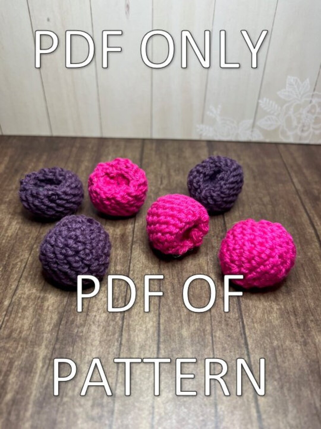Crochet Pattern - Blackberries and Raspberries - PDF ONLY - Etsy
