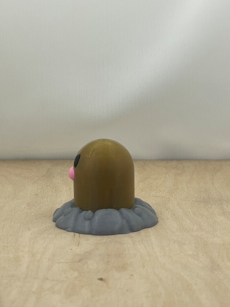 Diglett 3D Printed Pokemon Figure - Etsy