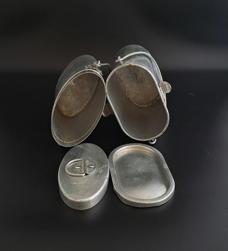 1940's French Military WWII Aluminium Mess Kit /tiffin Box X 2 - Etsy