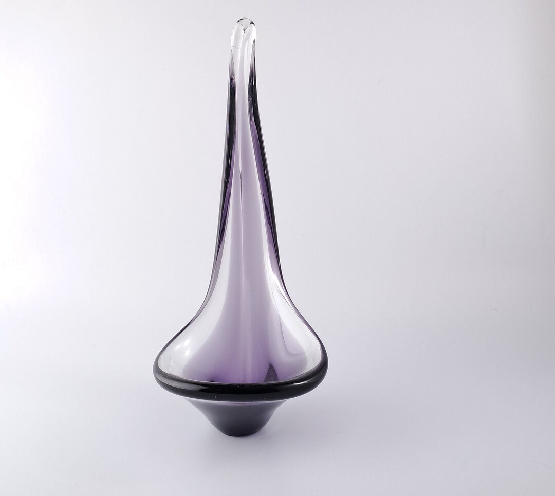 Ryd Swedish Glass Vase /table Display Amethyst/purple Colour 1970's - Etsy