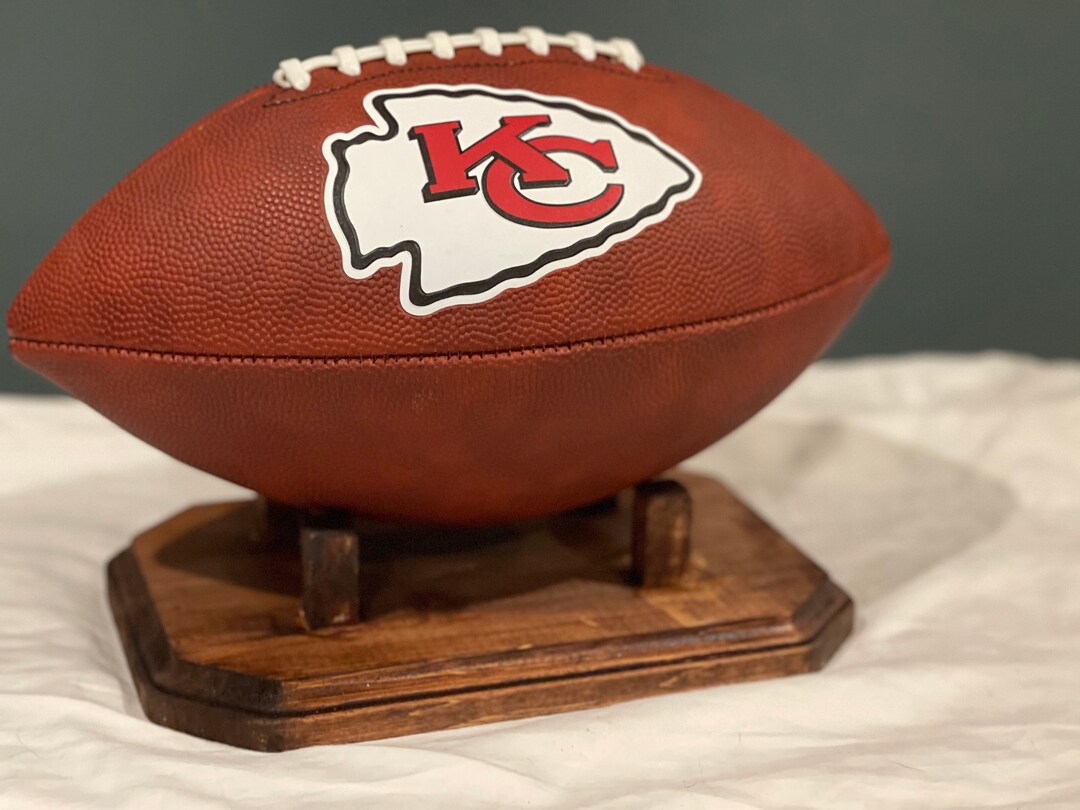 Deluxe Wood Football Display Stand - Etsy