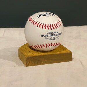 Wood Baseball Display Stand - Etsy