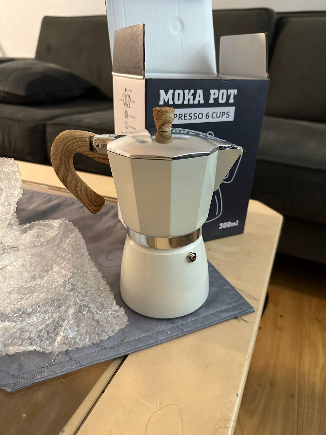 Stovetop Moka Pot: Italian Espresso Coffee Maker, Aluminium/stainless ...