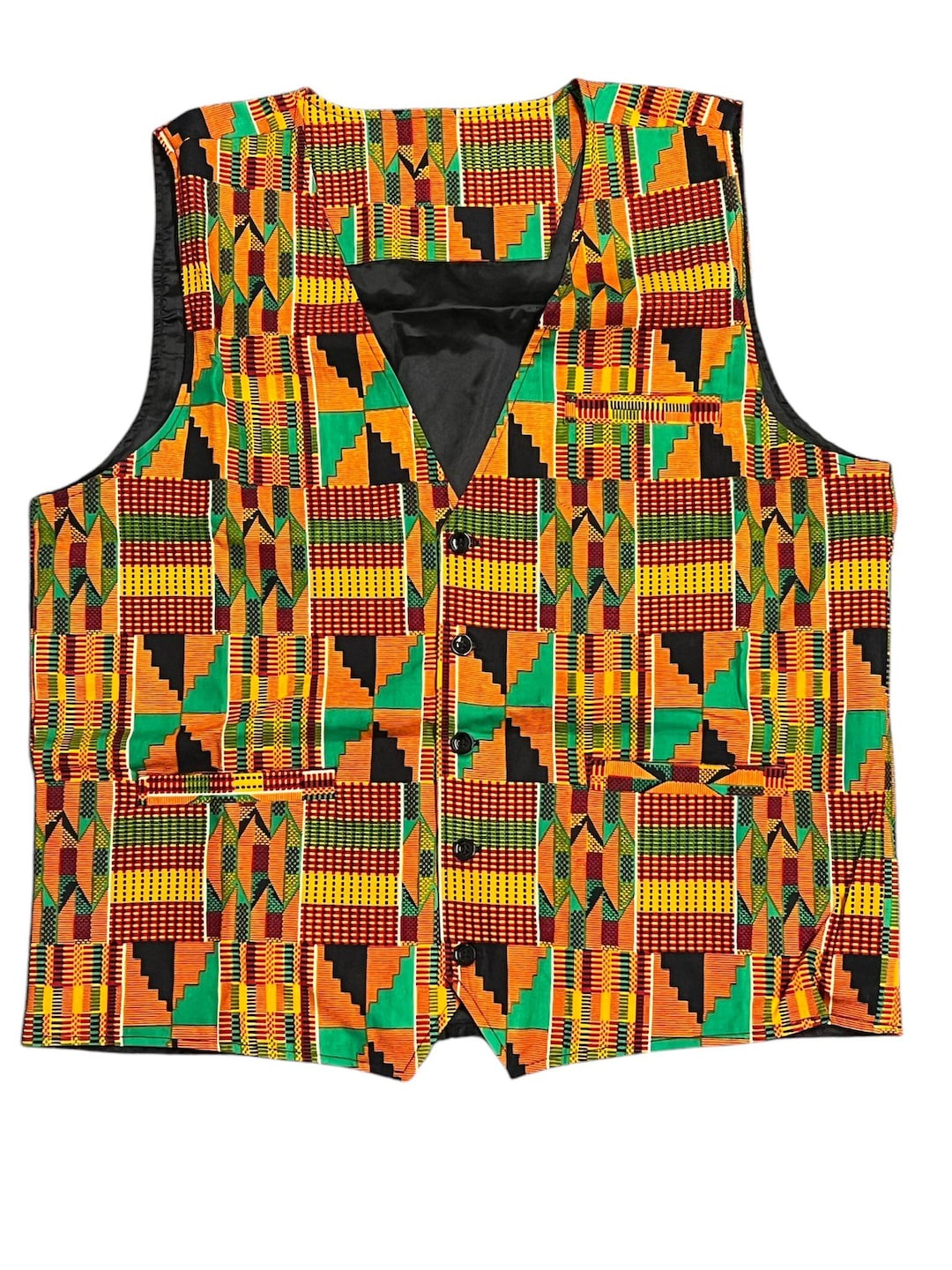 African Print Vest , Men's Wear , Kente Collection , Gift for Him ...