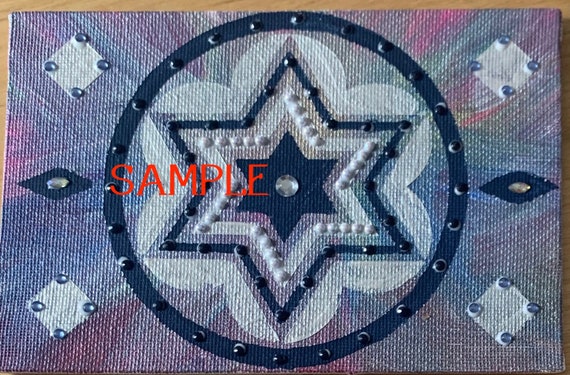 Custom Jewish Star Mandala | Etsy