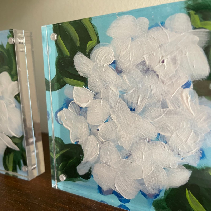 Painted Glass Blocks - Etsy