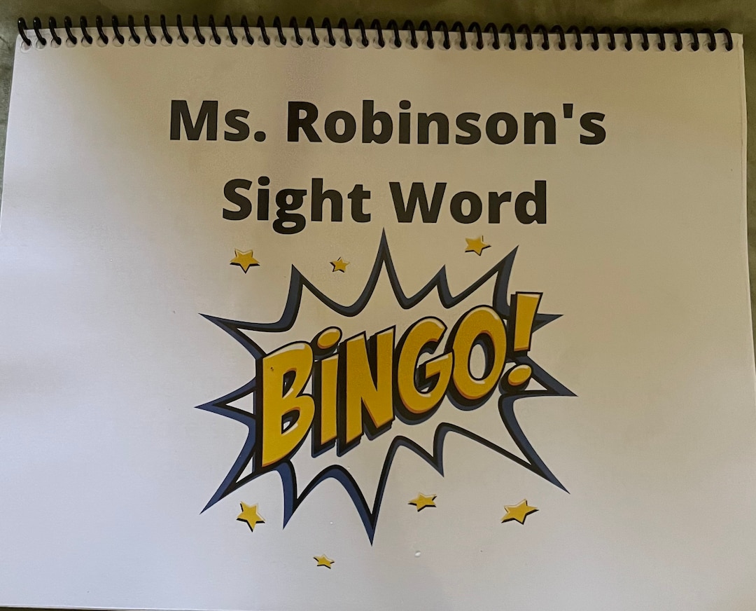 Bingo: Kindergarten High Frequency Words - Etsy