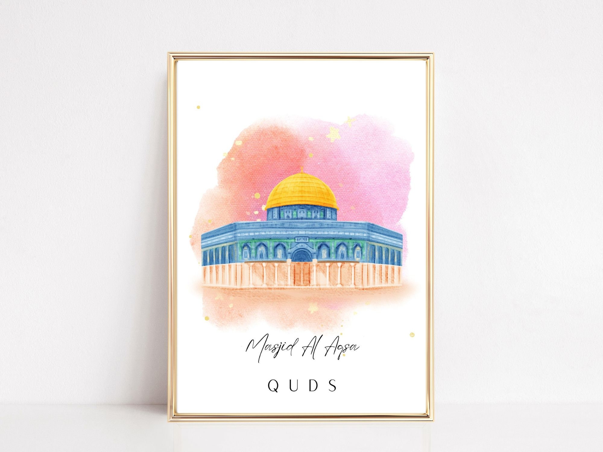 3 Holy Mosques Bundle Islamic Wall Art Printable Download Masjid an ...