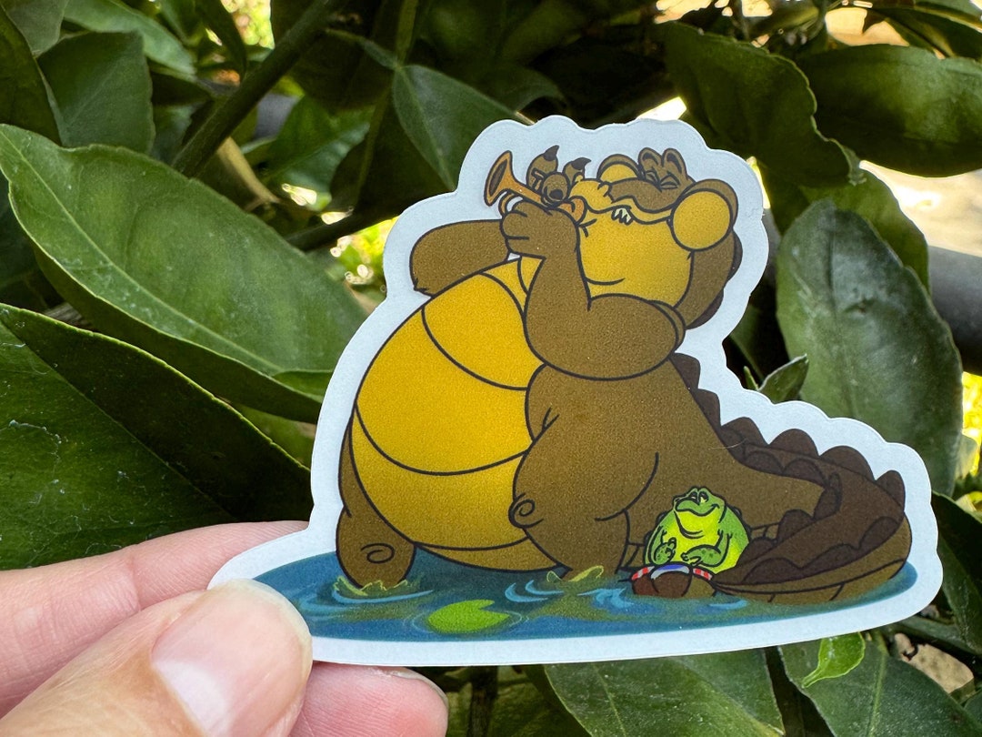 Tiana's Bayou Adventure Sticker: Louis & Mondo Clear Matte Vinyl Decal ...