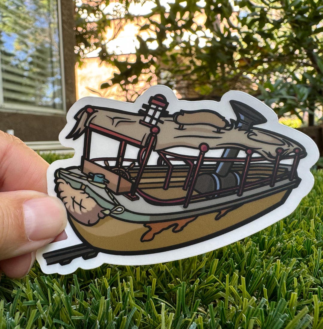 Disneyland's Jungle Cruise Boat Clear Vinyl Sticker | Adventureland ...