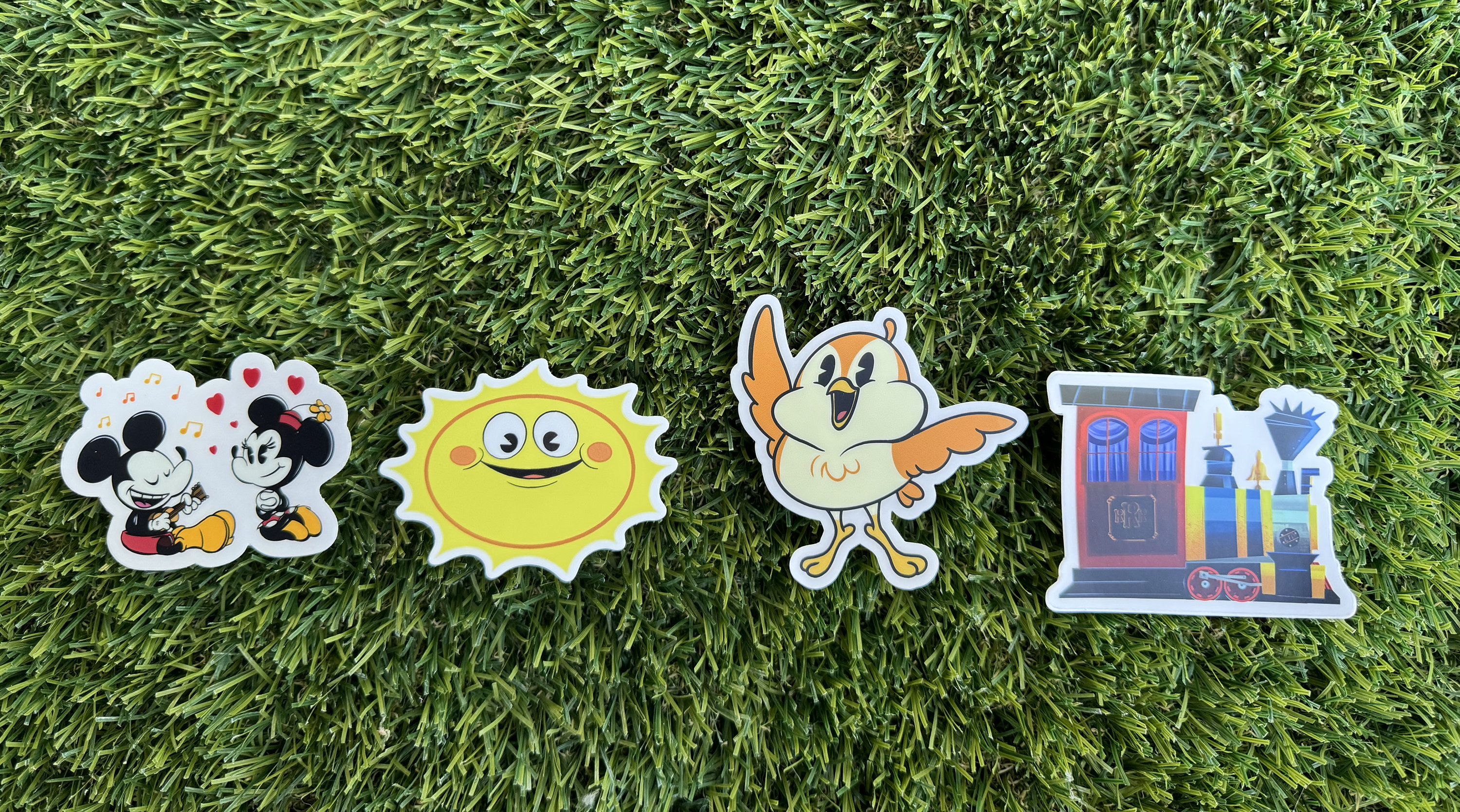 Mickey & Minnie Runaway Railway Sticker Bundle: Chuuby, Goofy Train ...