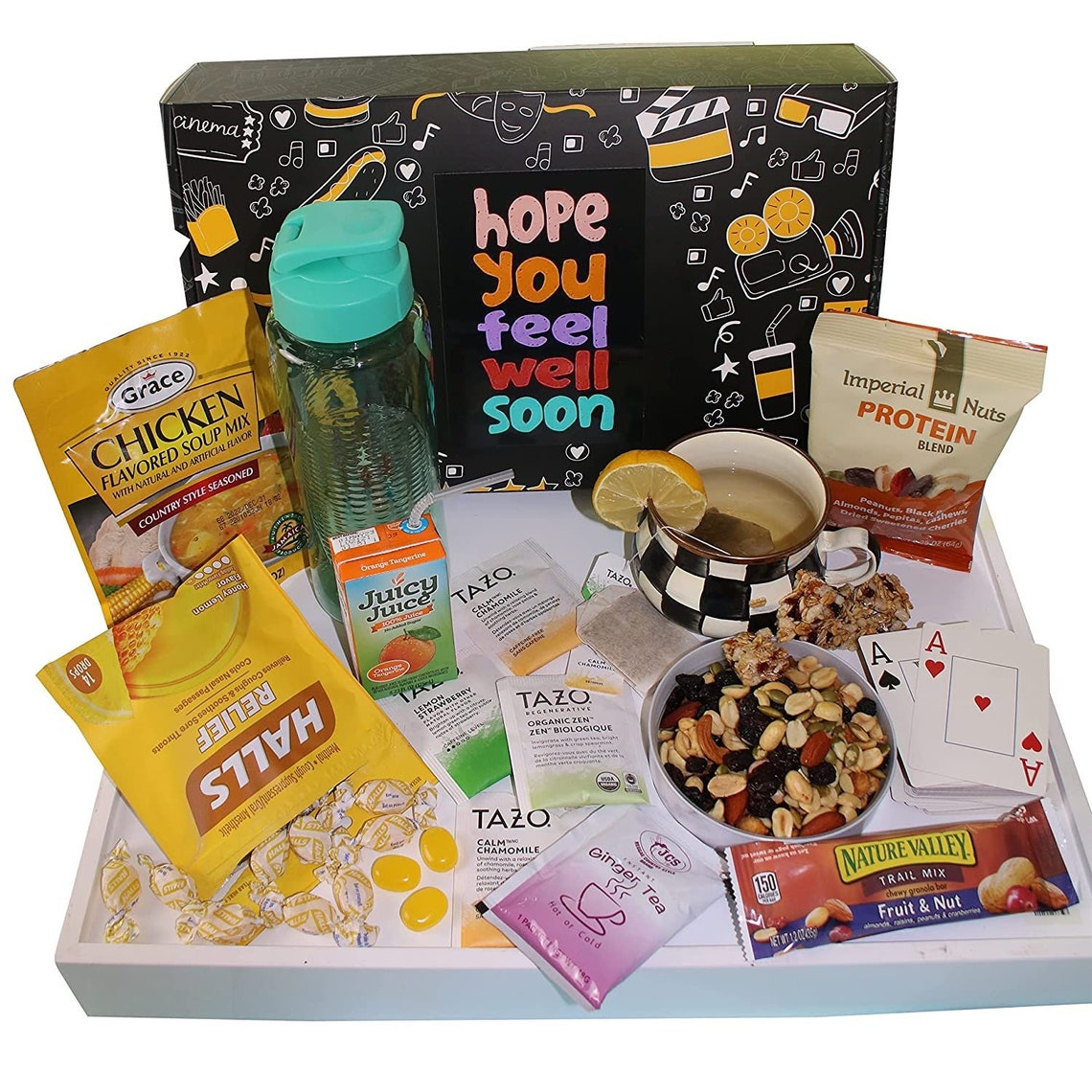Get Well Care Package for Him, Hospital Recovery Gift, Thinking of You ...