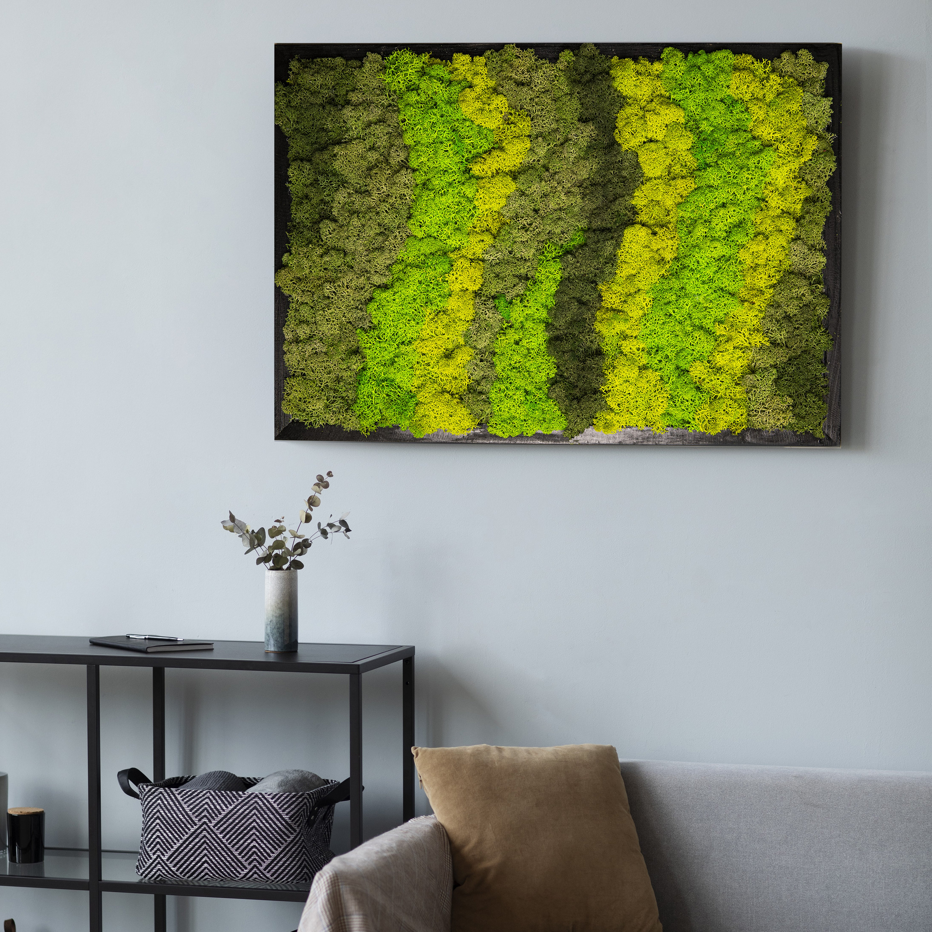 Moss Pattern Wall Art Real Moss, Zero Maintenance Eco-friendly Natural ...