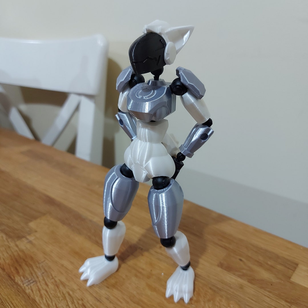Protogen Articulated Figure Action Figure Furry 3D Printed - Etsy