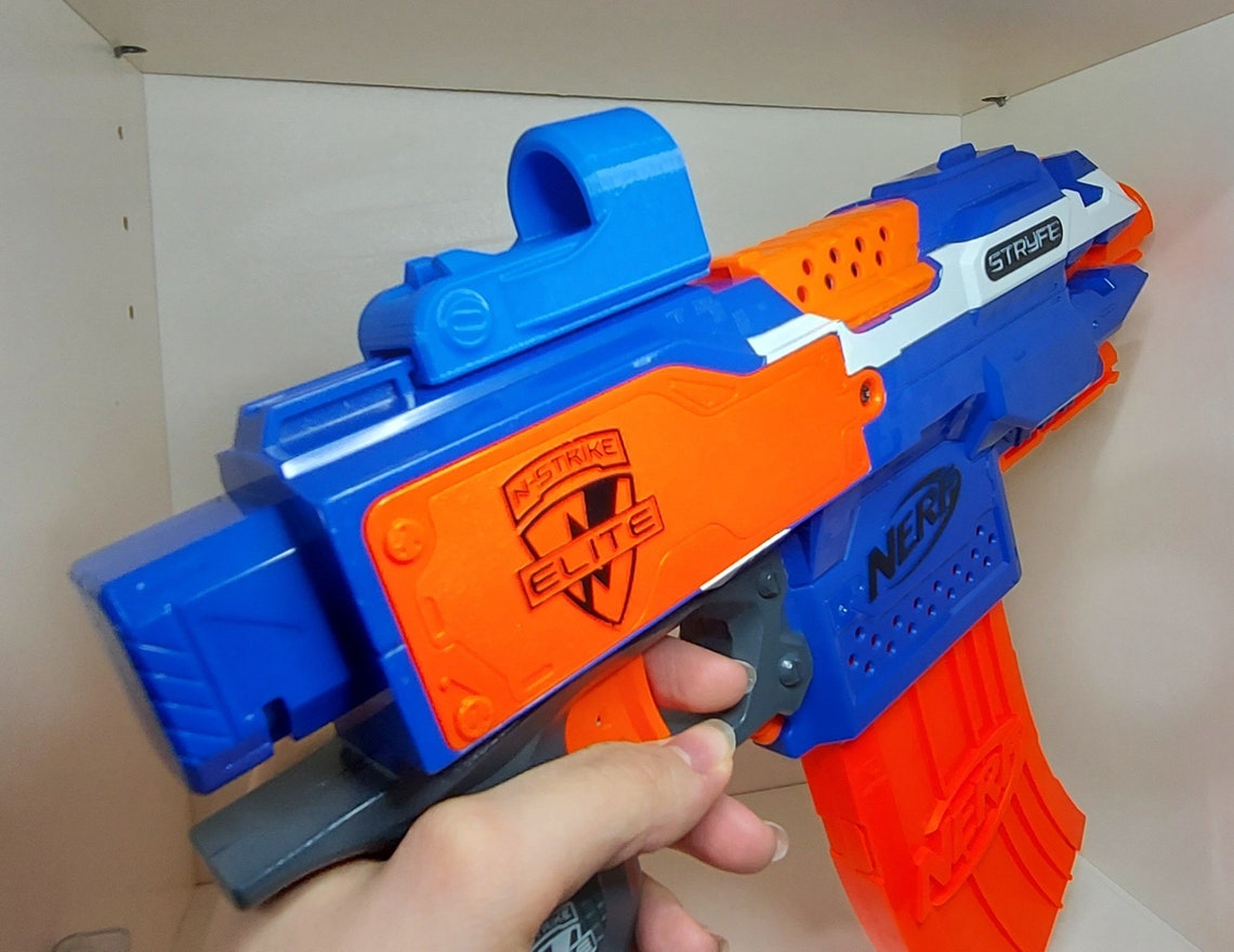 Faux Red Dot Sight Nerf Rail Compatible Round Version - Etsy