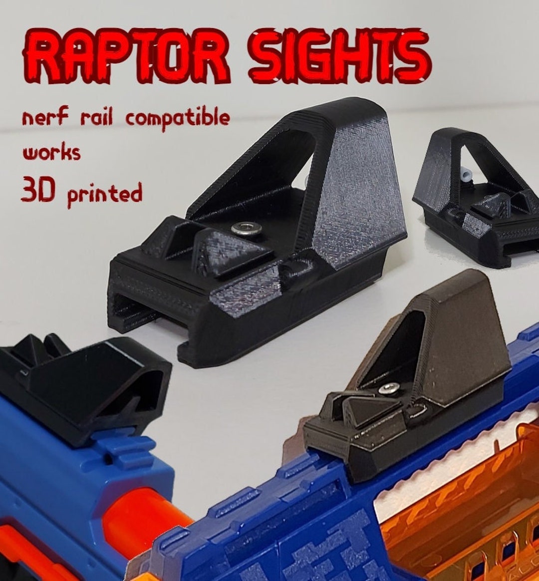 Raptor Sights Nerf Rail Compatible - Etsy