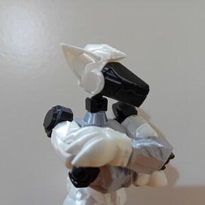 Protogen Figure Articulated Action Figure Furry 3D Printed updated V2 ...