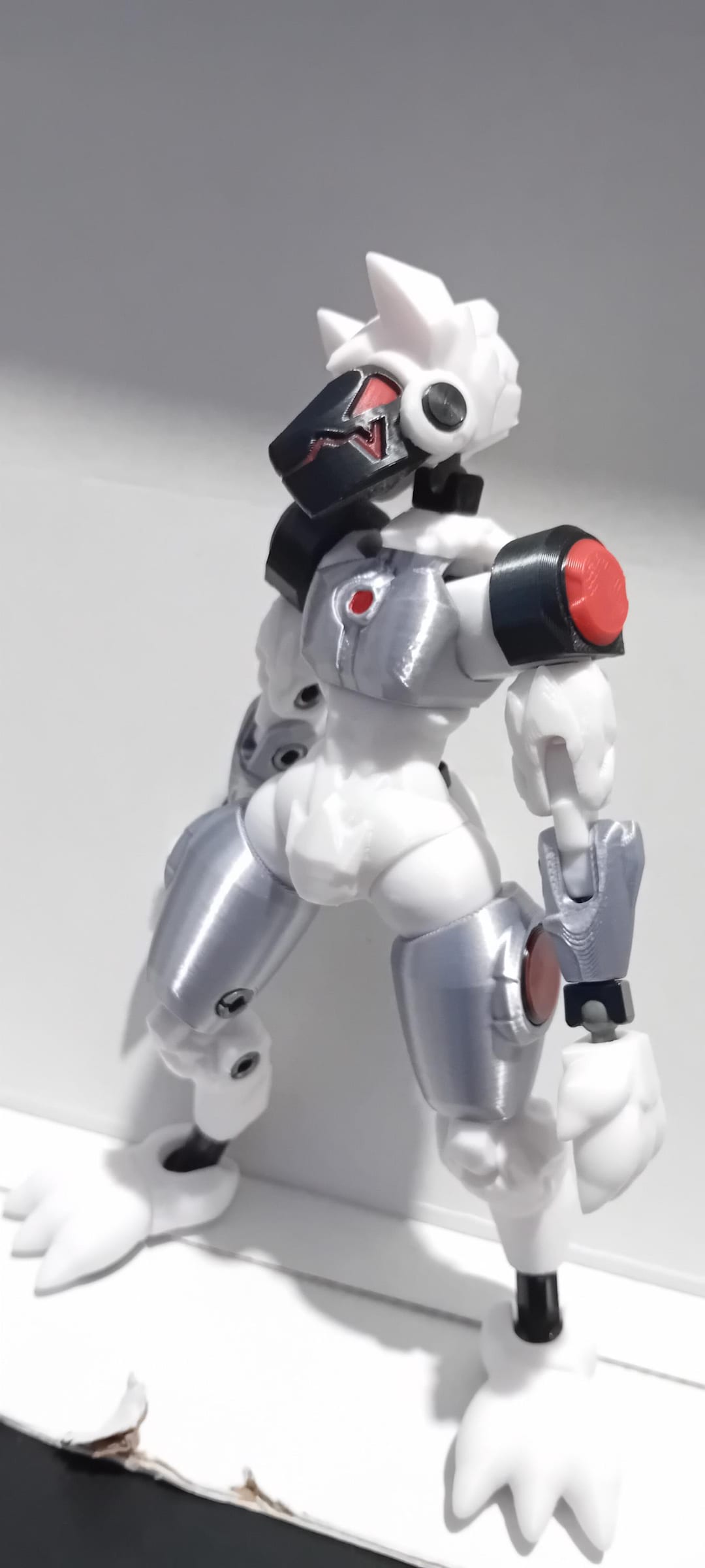 Articulated Protogen Action Figure: 6-inch 3D Printed Furry Robot - Etsy