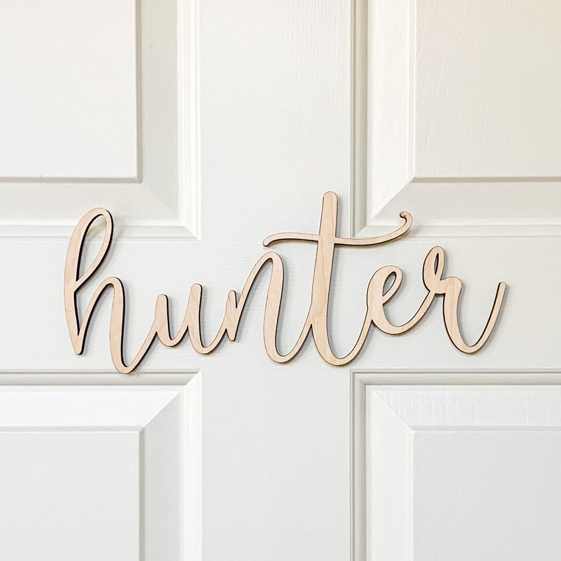 Wooden Name Sign Door Name Sign for Kids Nursery Name - Etsy
