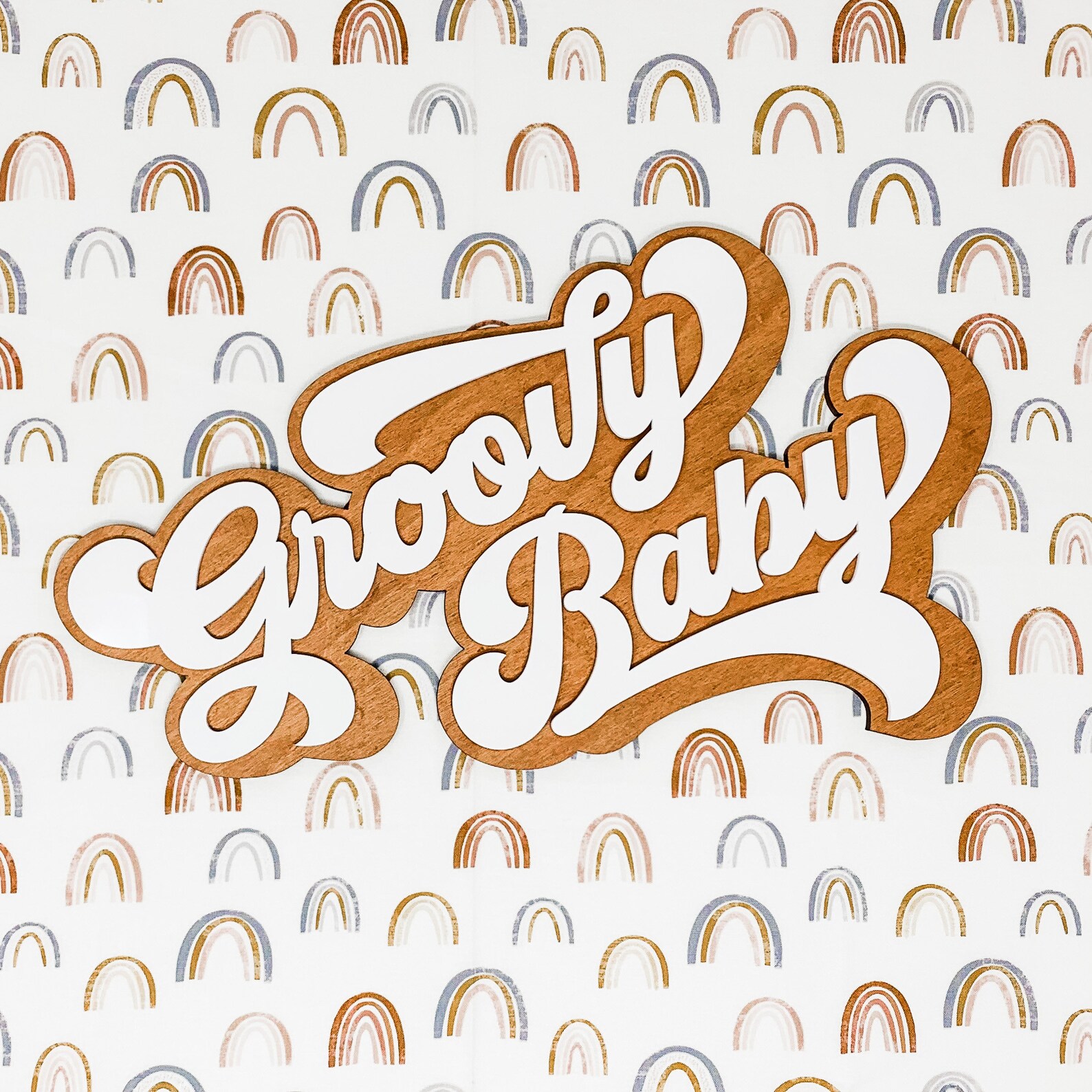 Groovy Baby Sign Groovy Party Decor Groovy One Two Groovy - Etsy