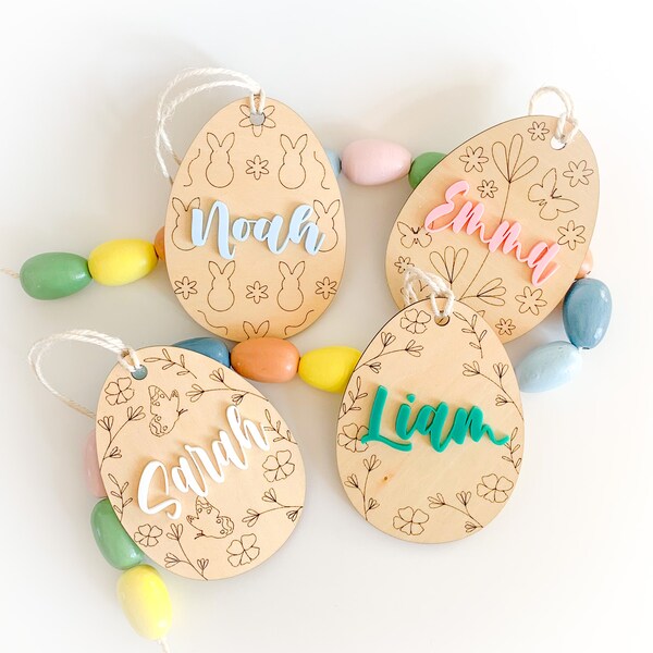 Easter Basket Tag - Etsy