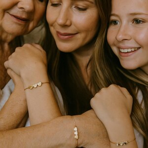 3 Generations Bracelet Set – Handmade Matching Bracelets for Grandma ...