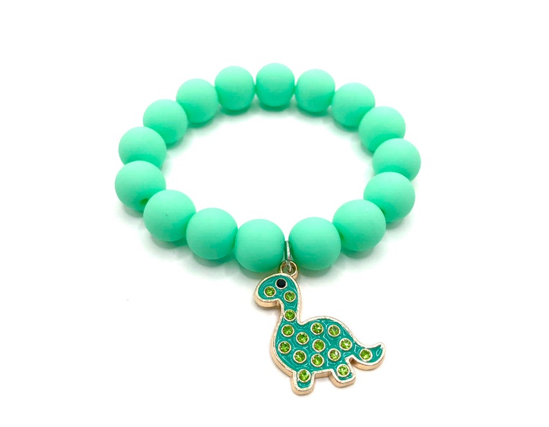 Girls Dinosaur Beaded Bracelet for Daily Wear Friendship Bracelets ...