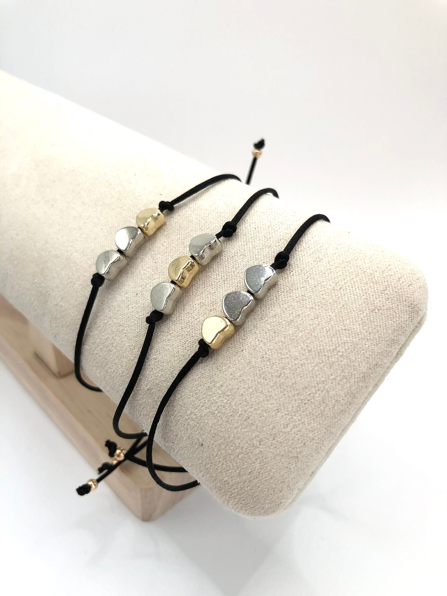 3 Generations Bracelets Set Grandmother Mother Granddaughter Matching ...