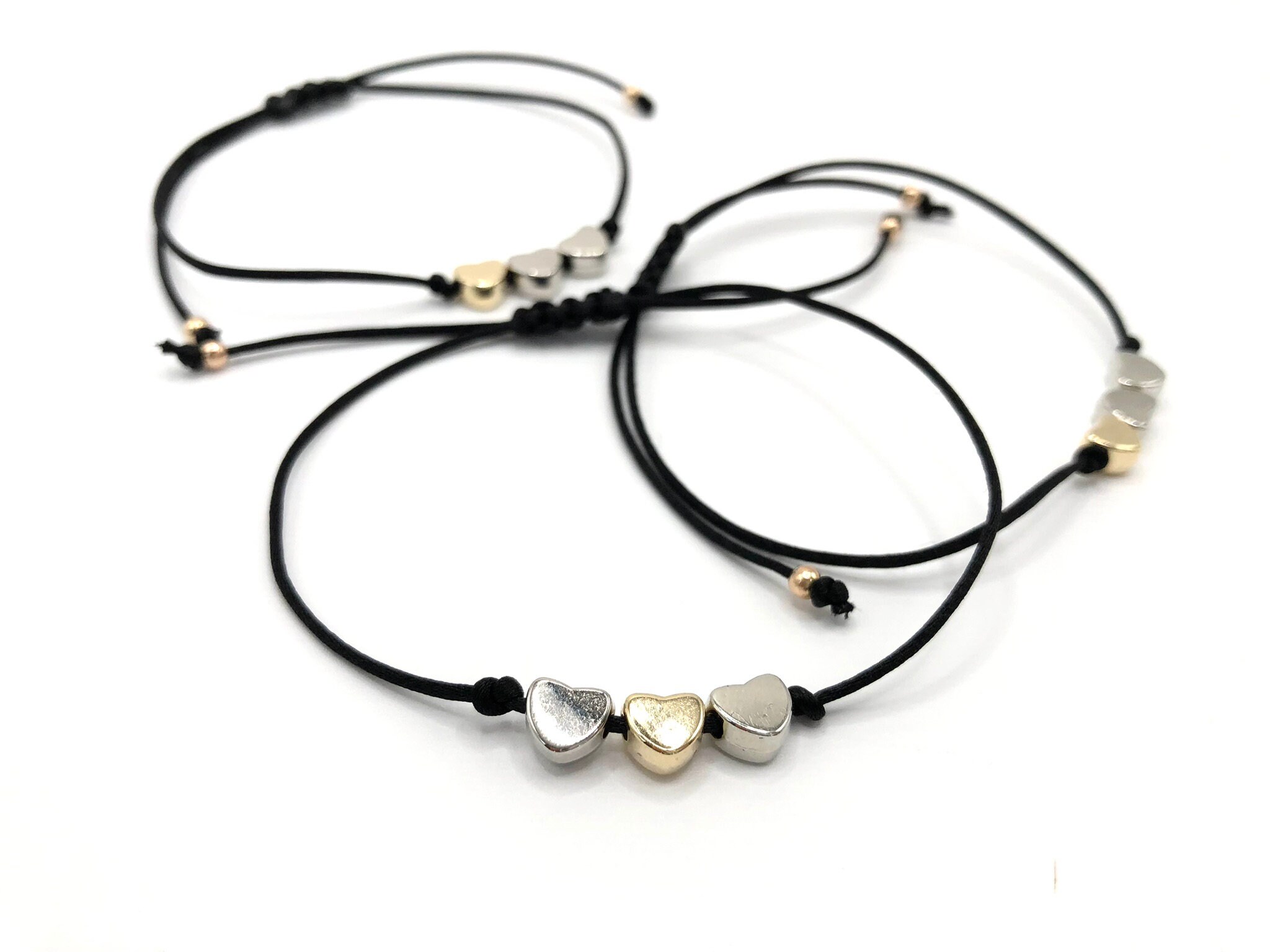 3 Generations Bracelets Set Grandmother Mother Granddaughter Matching ...