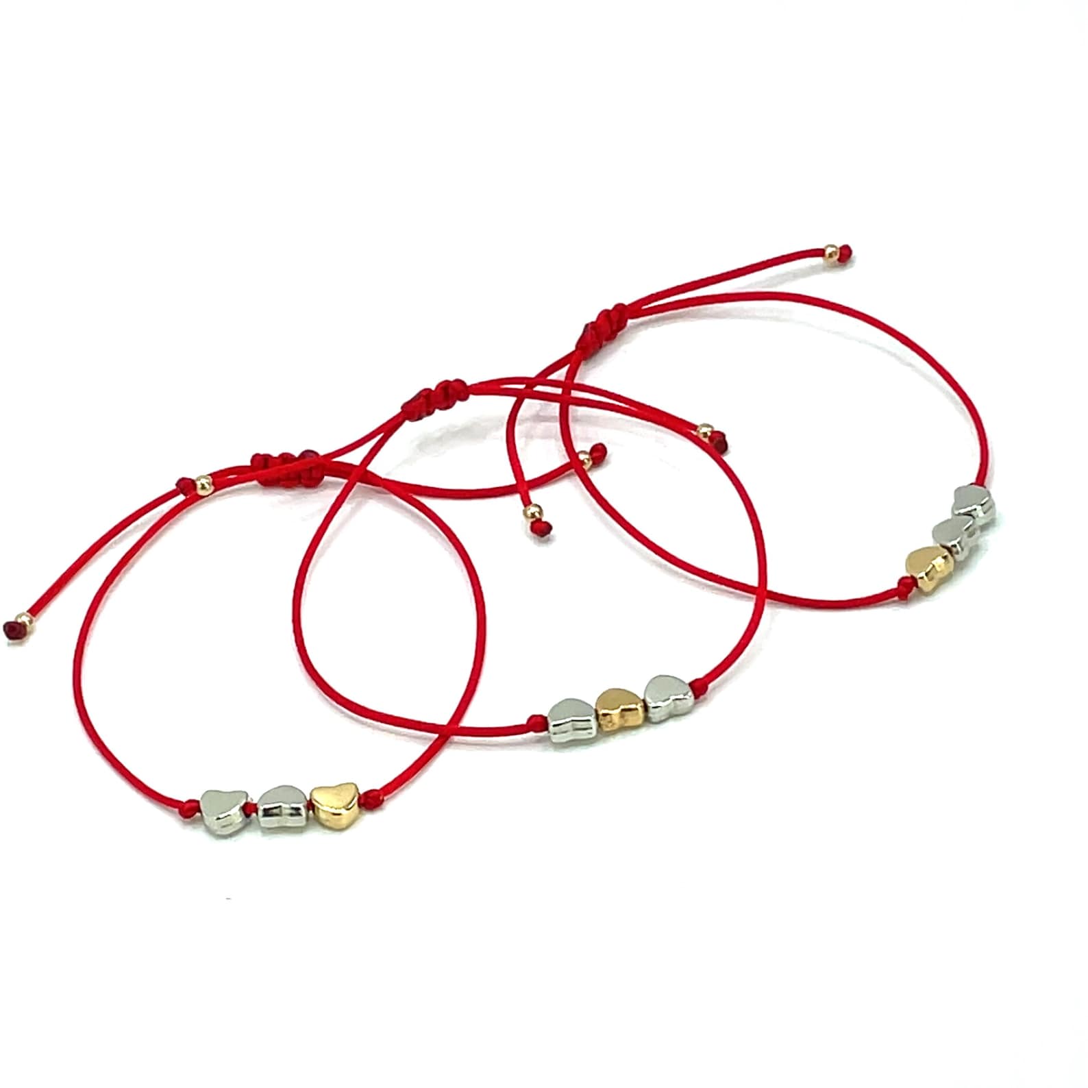 3 Generations Bracelet Set – Handmade Matching Bracelets for Grandma ...