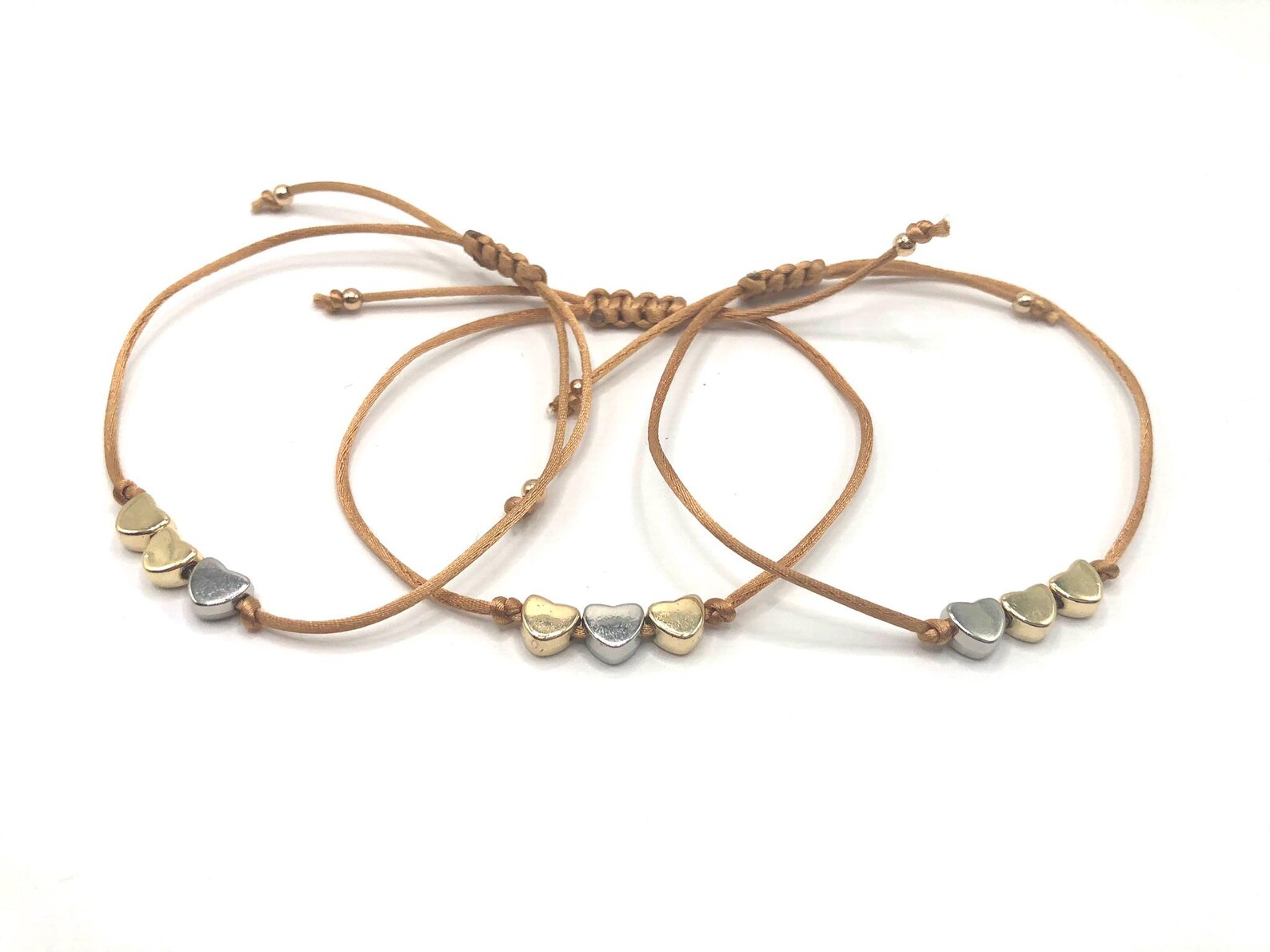 3 Generations Bracelet Set – Handmade Matching Bracelets for Grandma ...