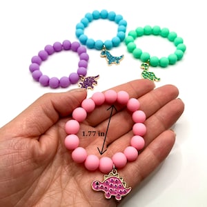 Girls Dinosaur Beaded Bracelet for Daily Wear Friendship Bracelets ...