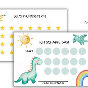 Belohnungstafel Kind PDF, Digitale Belohnungskarte, Belohnungstafel ...